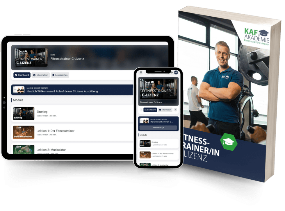 Fitnesstrainer C-Lizenz – KAF Akademie – Fitnesstrainer Ausbildung